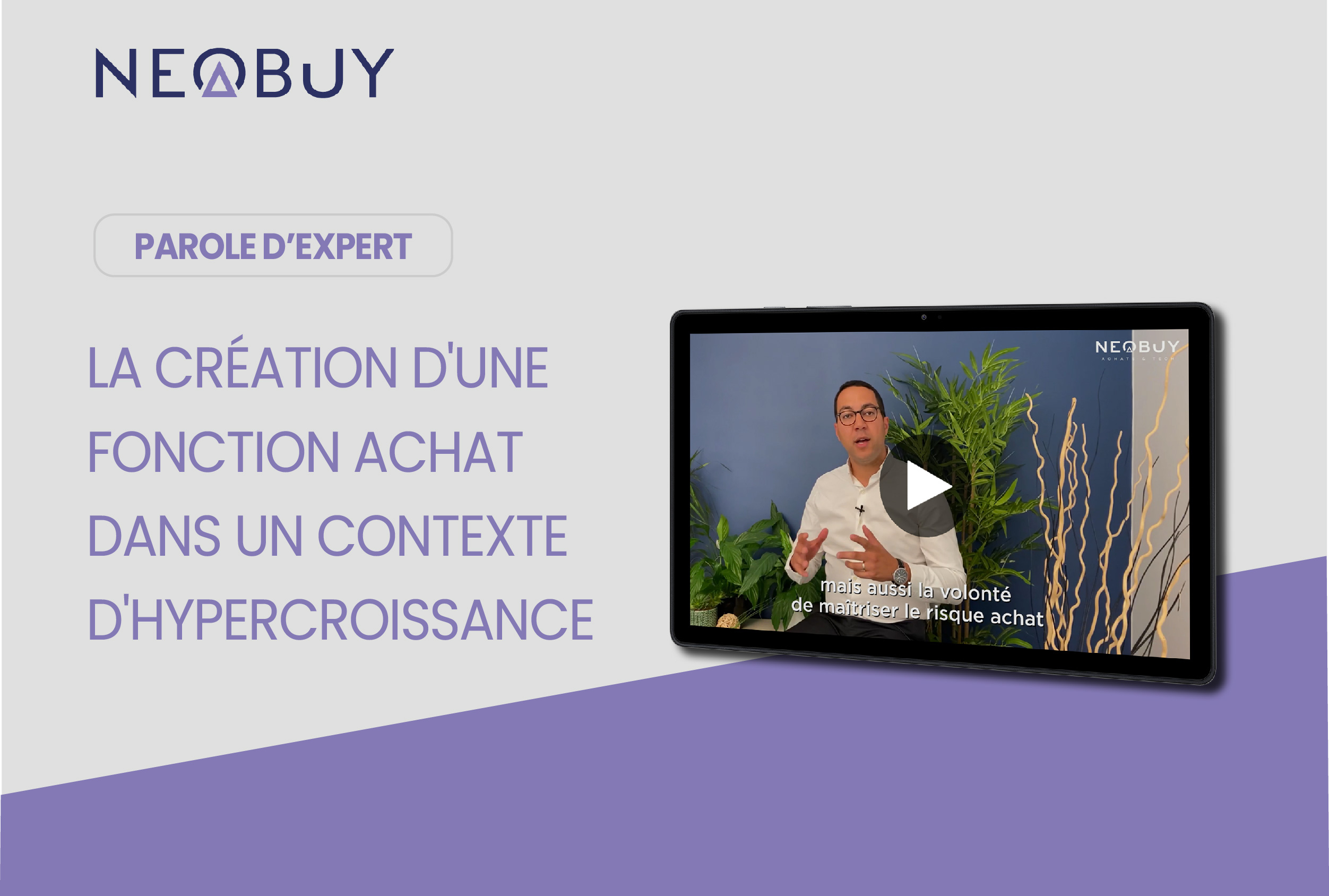 Création d'une fonction achat dans un contexte d'hypercroissance